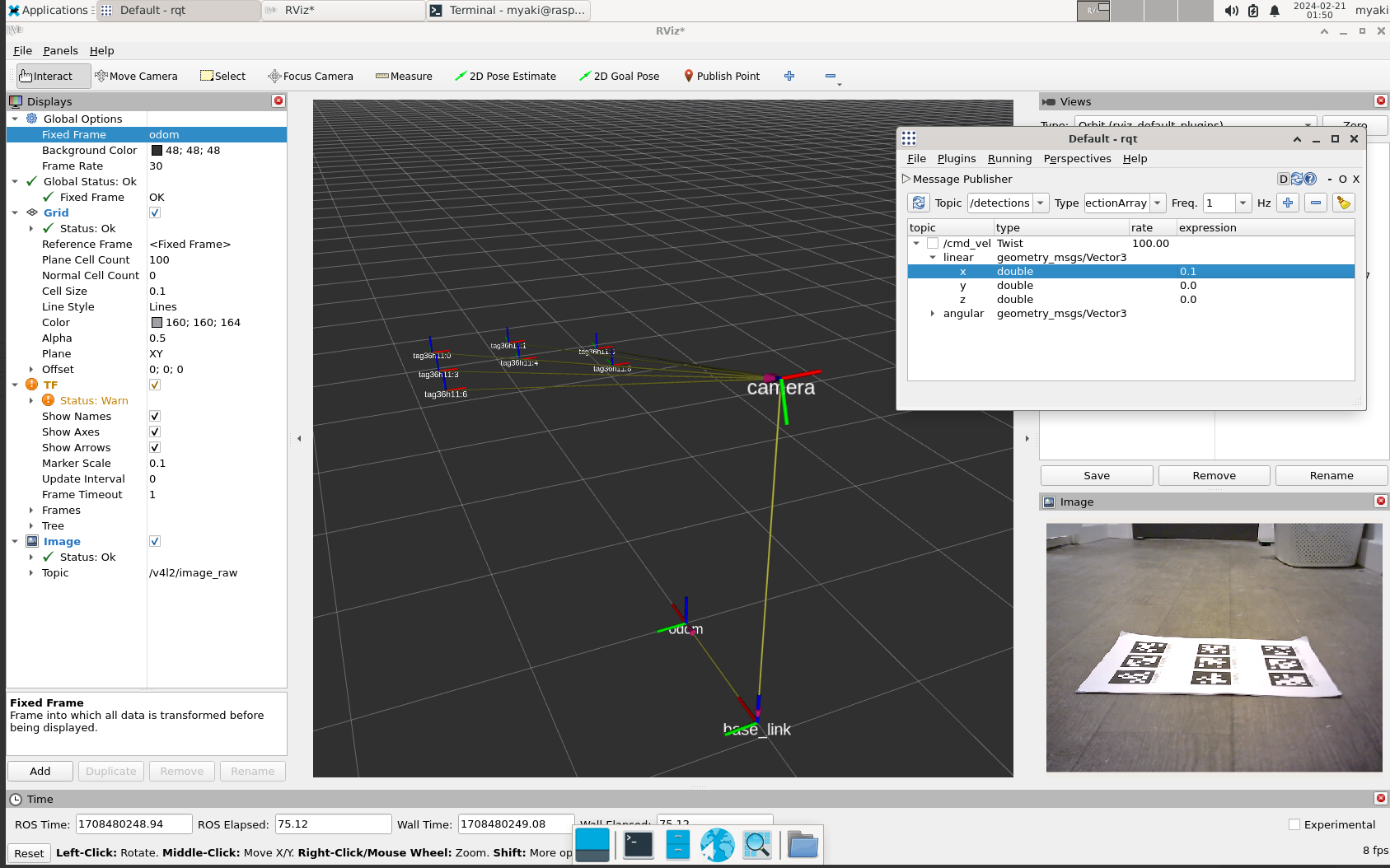 Week3: Redo Wiring & Odometry & Communication - PIAGV